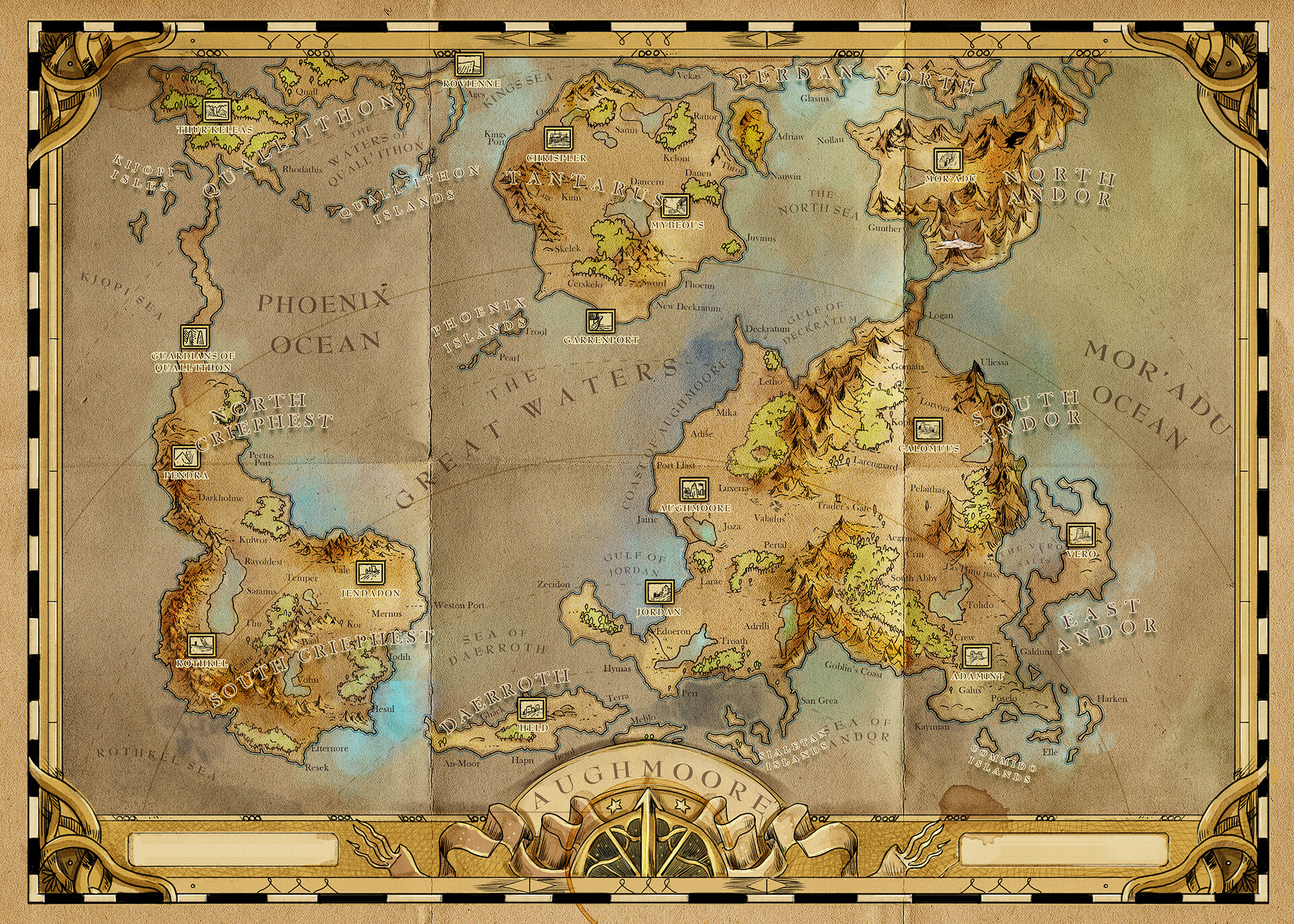ArtStation - Aughmoore map