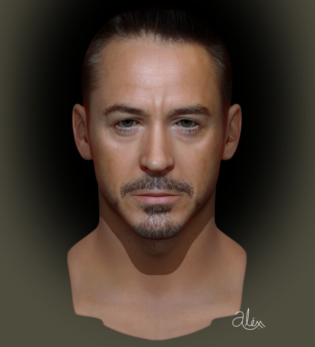 Anthony "Tony" Stark a.k.a. Iron Man. - 3D model by aléxandros diábolos ...