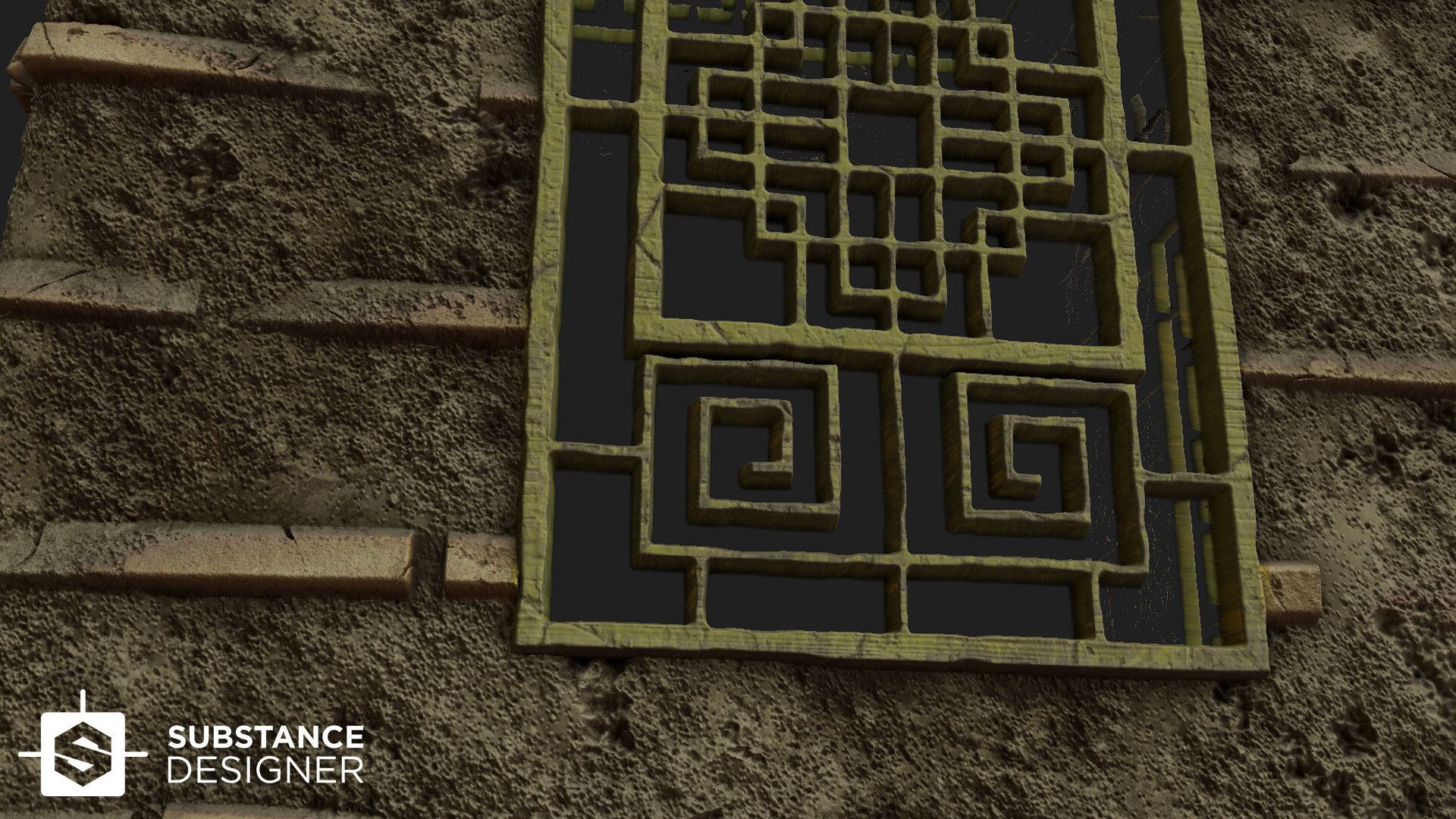 Guray TSTN - Substance Designer East Asian Style Window