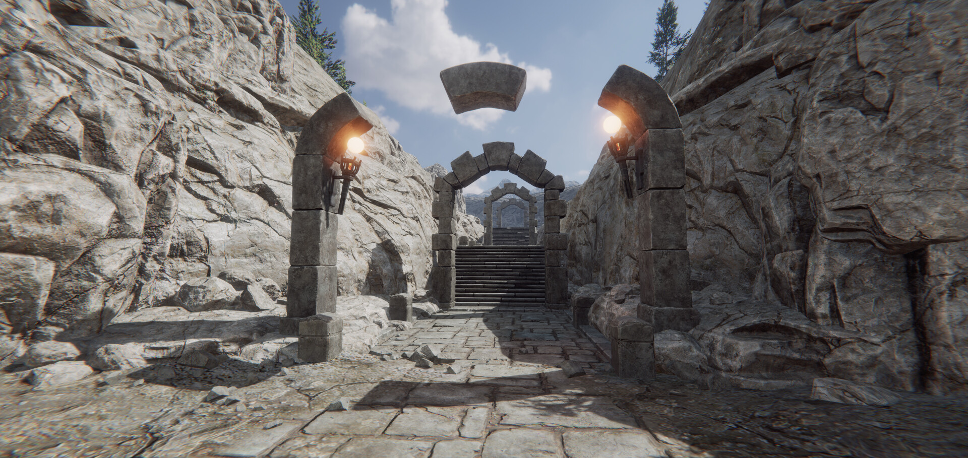 ArtStation - Dwarven Dungeon Entrance