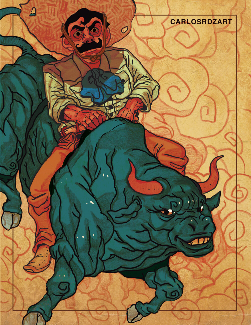 ArtStation - Jineteo de Toro