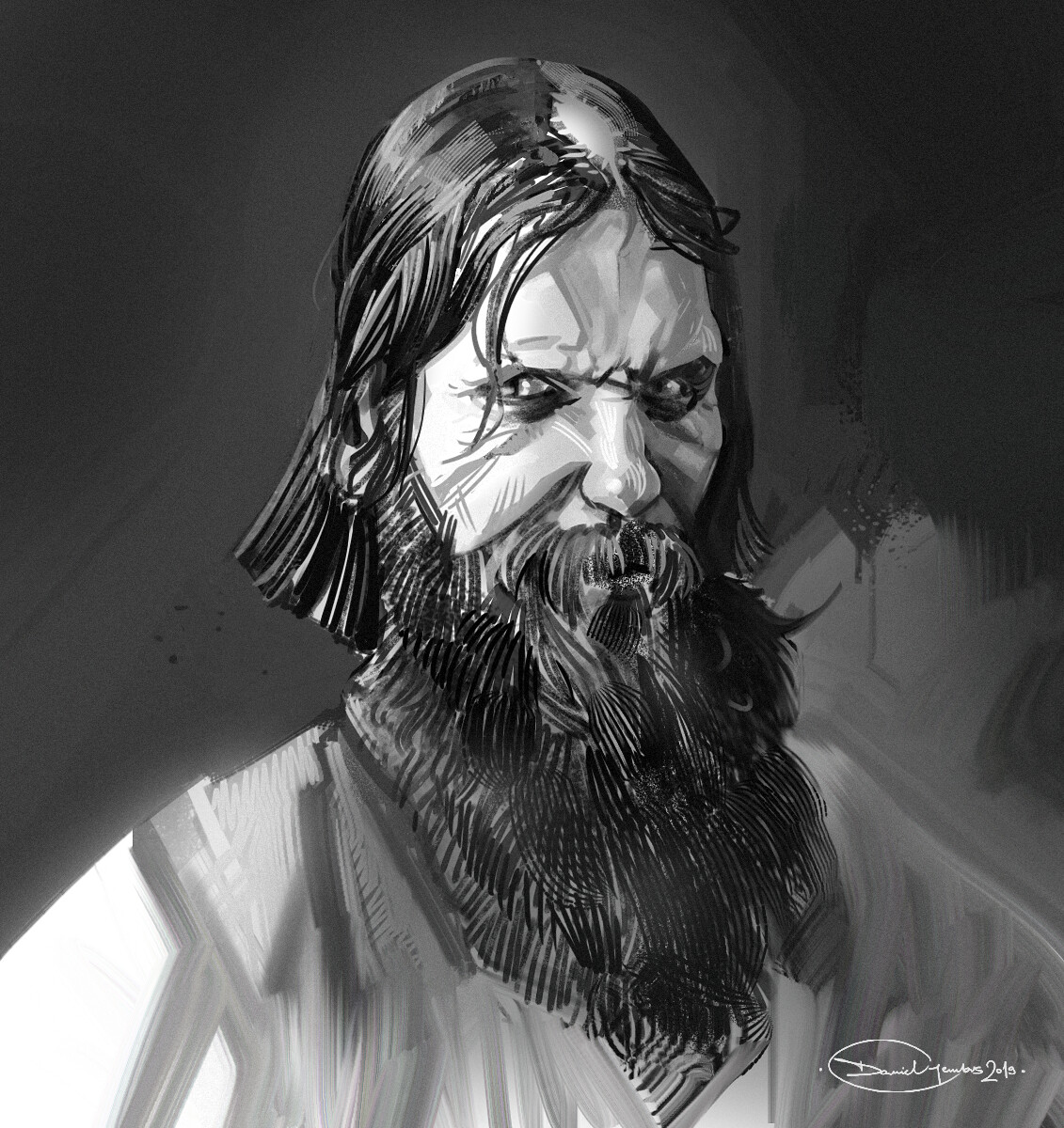 ArtStation - Rasputin portrait