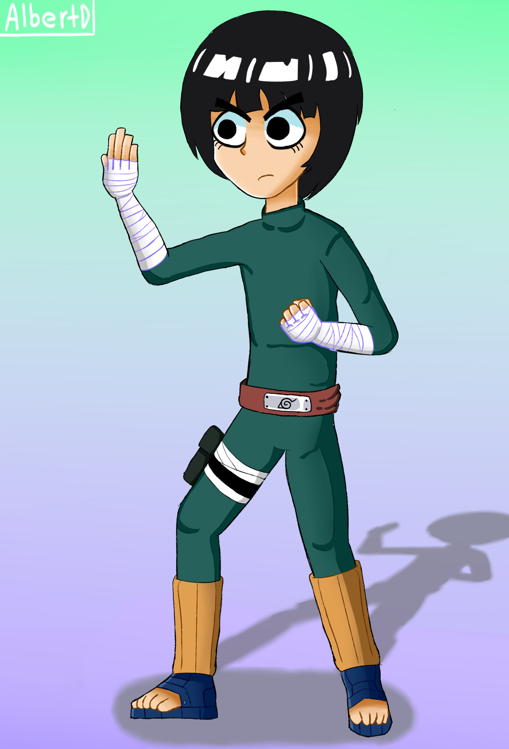 ArtStation - Rock Lee