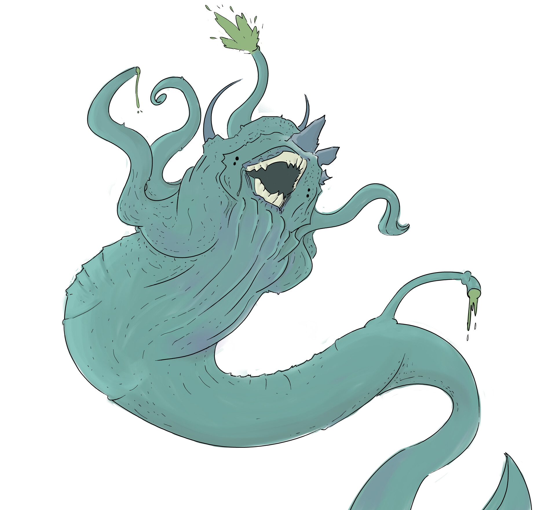 ArtStation - Monster worm design