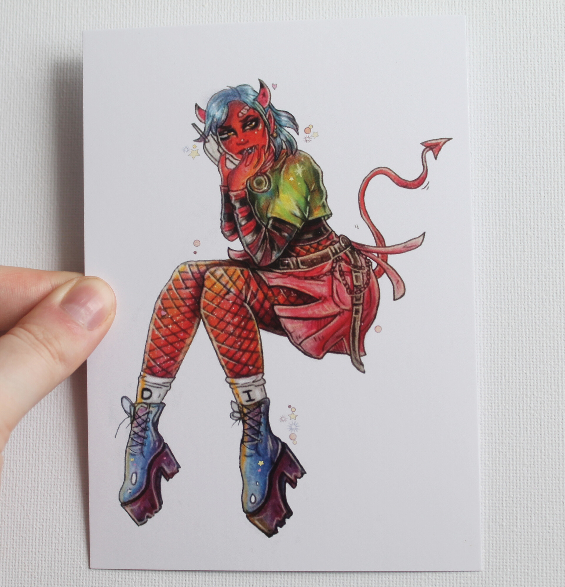 ArtStation - Demon Girl print