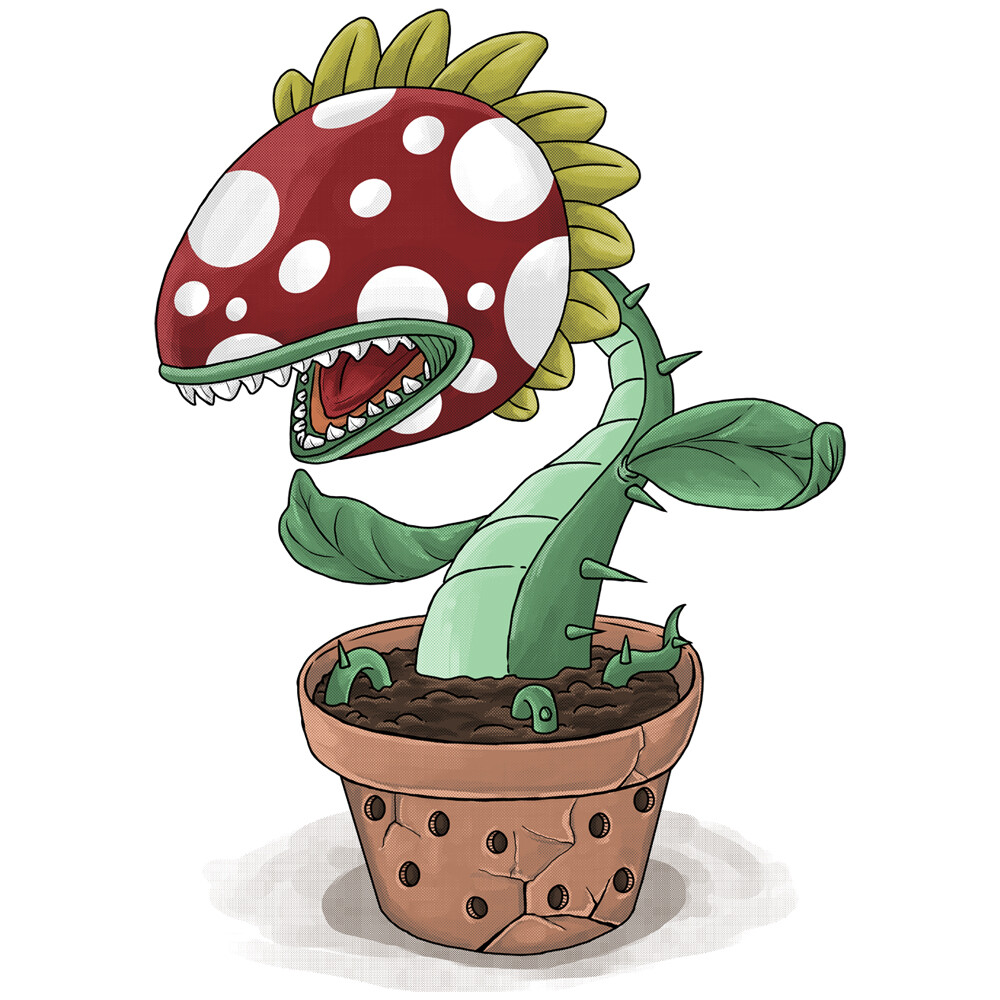 ArtStation - monster in the pot