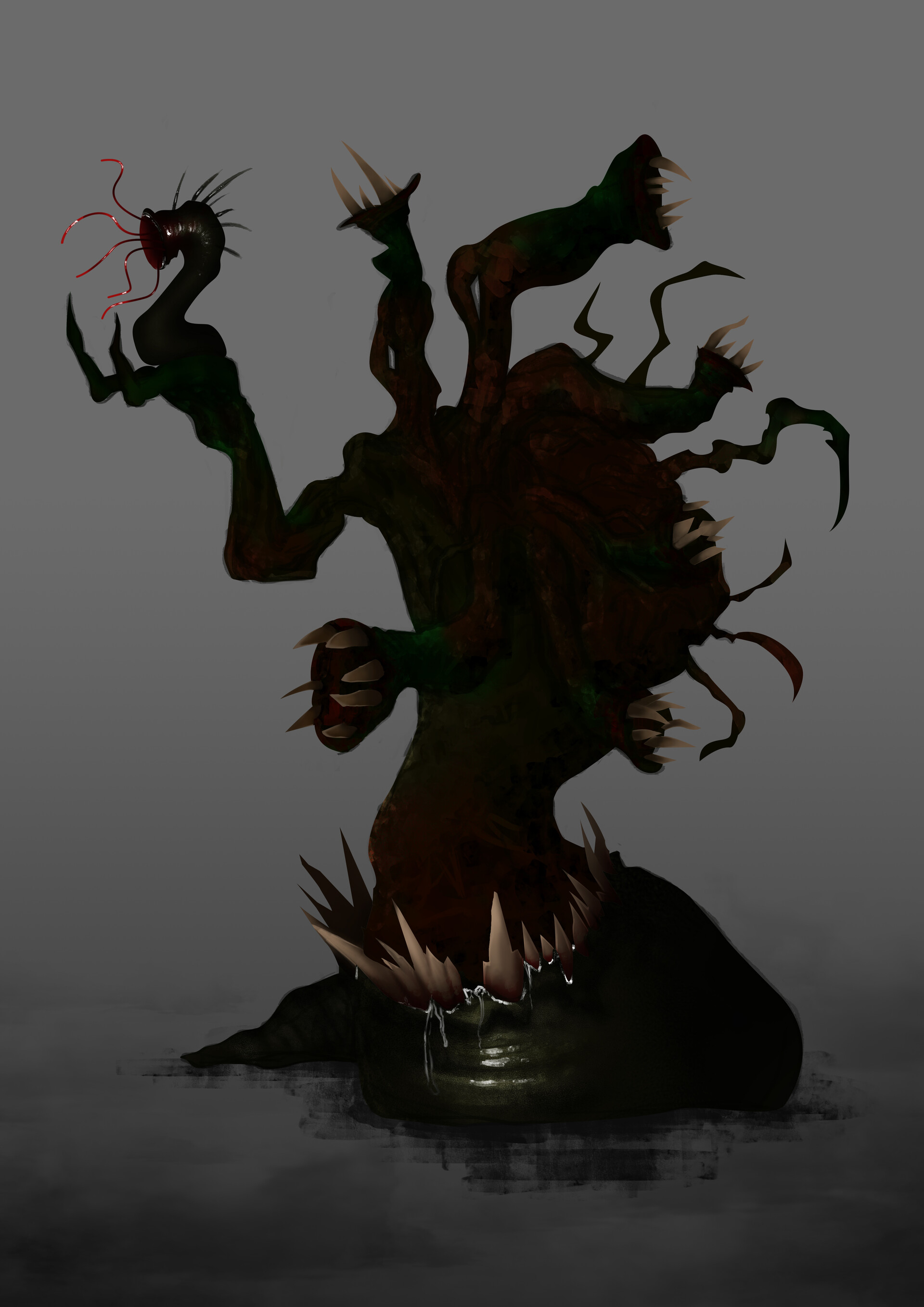 ArtStation - Brood of the Whispering Leech (OLD DESIGN)