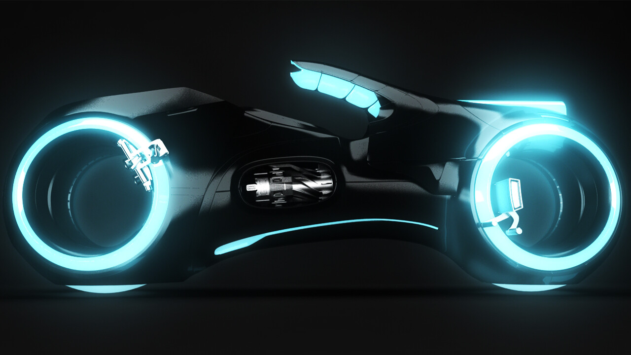 Tron Light Cycle Side View