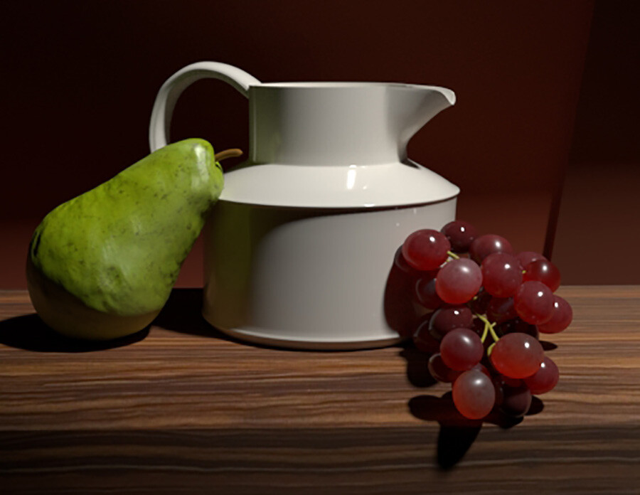 ArtStation - Still Life - Fruit Scene