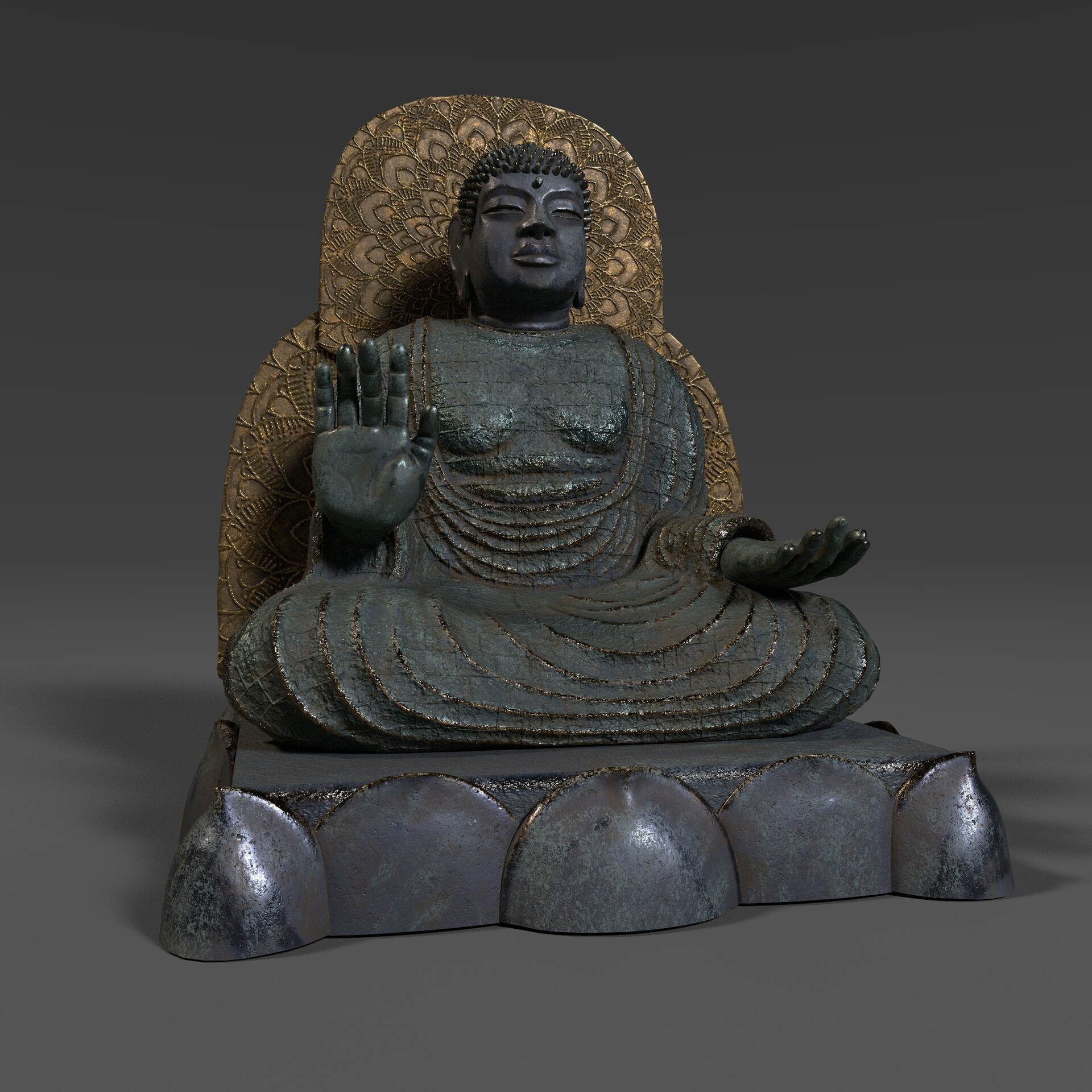 ArtStation - Buda Vairocana.