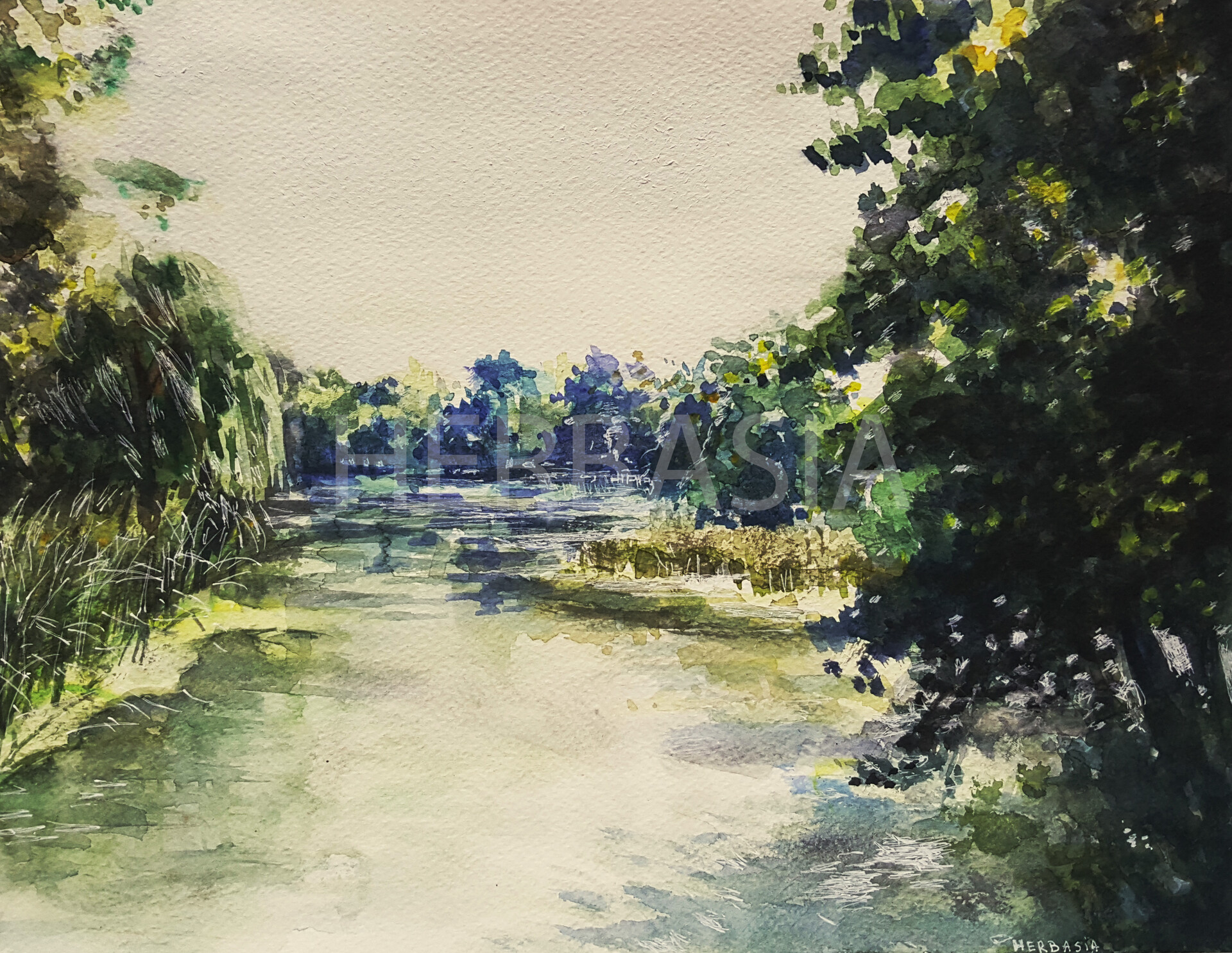 ArtStation - Lake Landscape 4