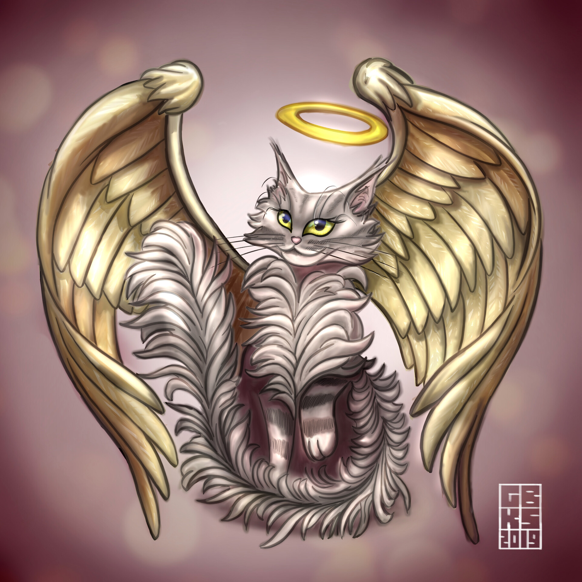 ArtStation - Pandora cat