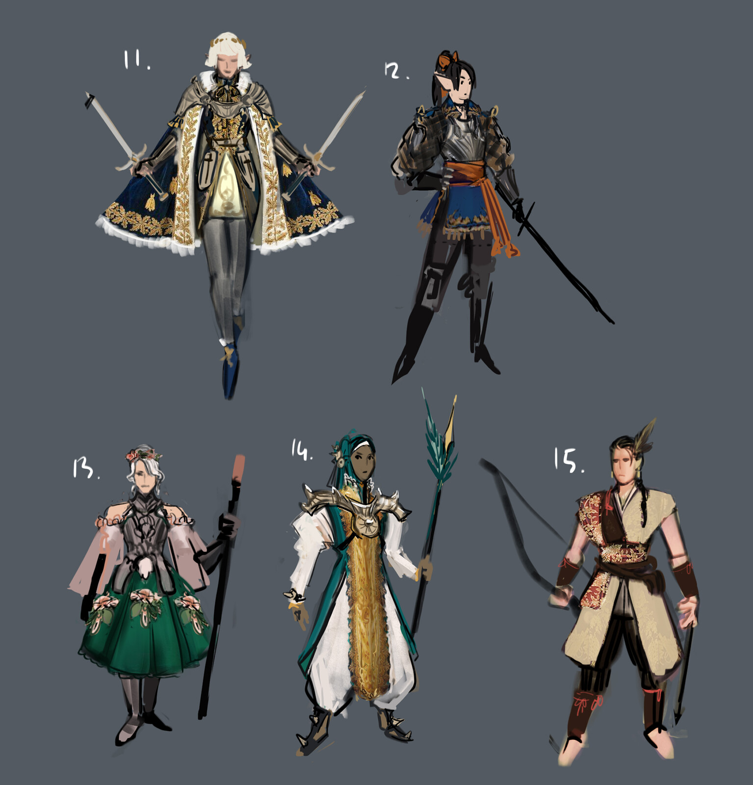 Giulia Carli - Character Sketches - 2019