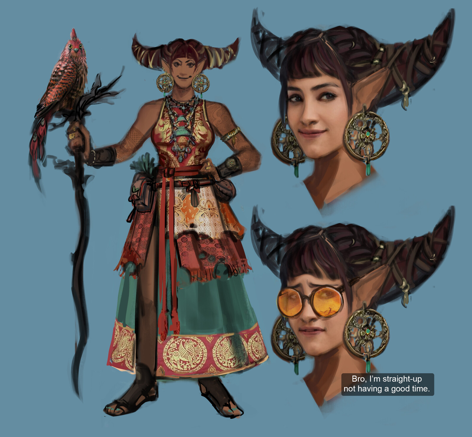 Giulia Carli - Various fantasy sketches & concepts