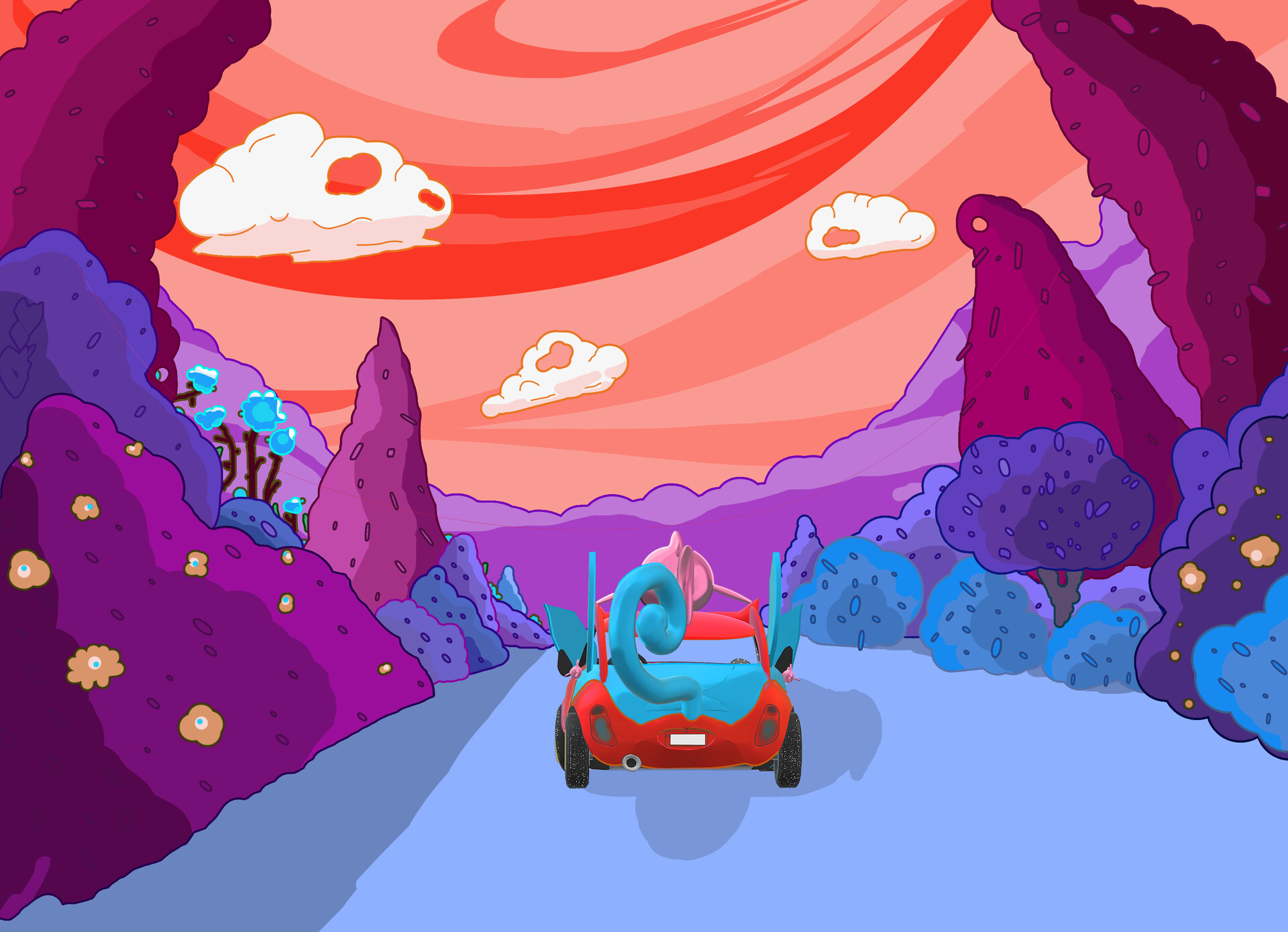 ArtStation - evening colors))) (cartoon)