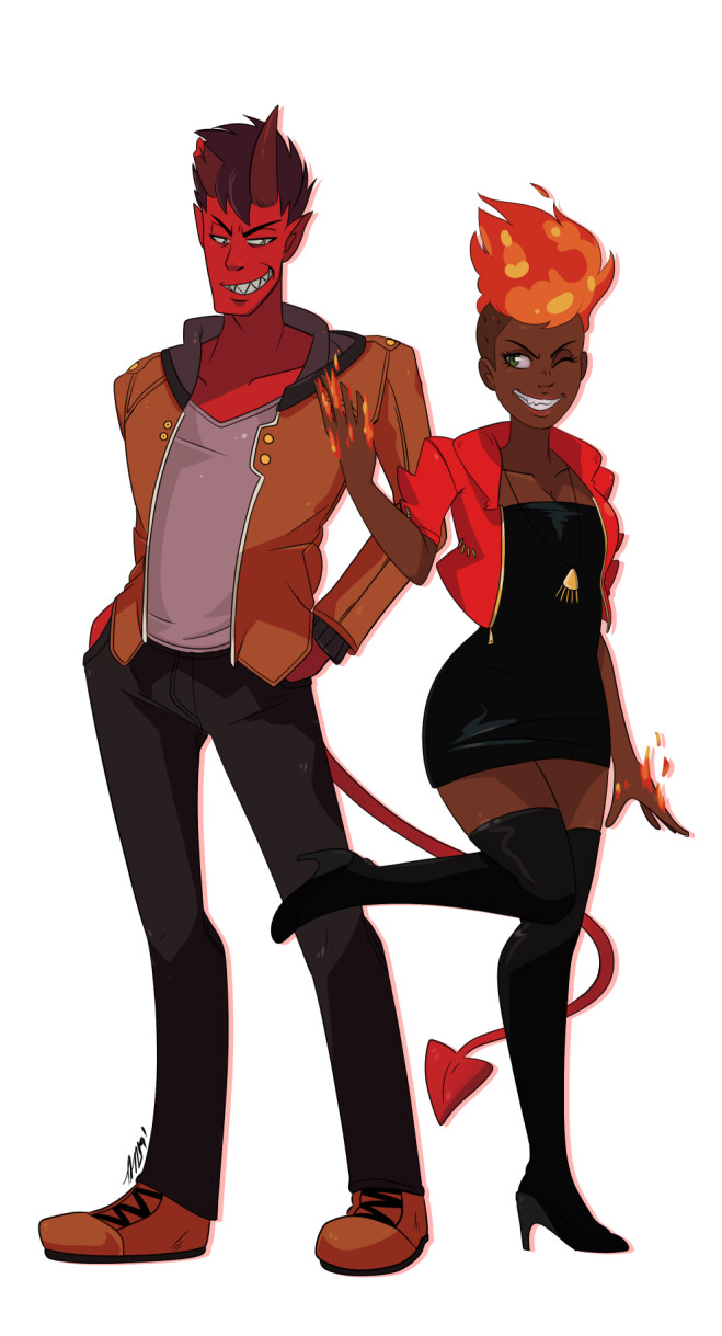 ArtStation - Monster Prom Style Test