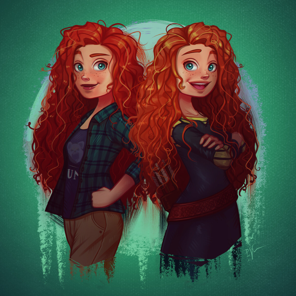 ArtStation - Disney Princess - Merida