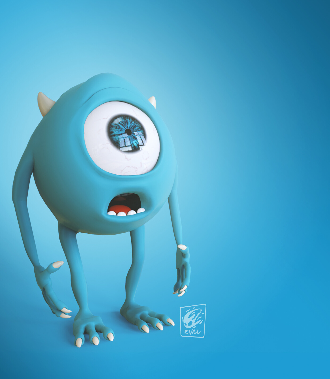 ArtStation - Blue Mike Wazowski