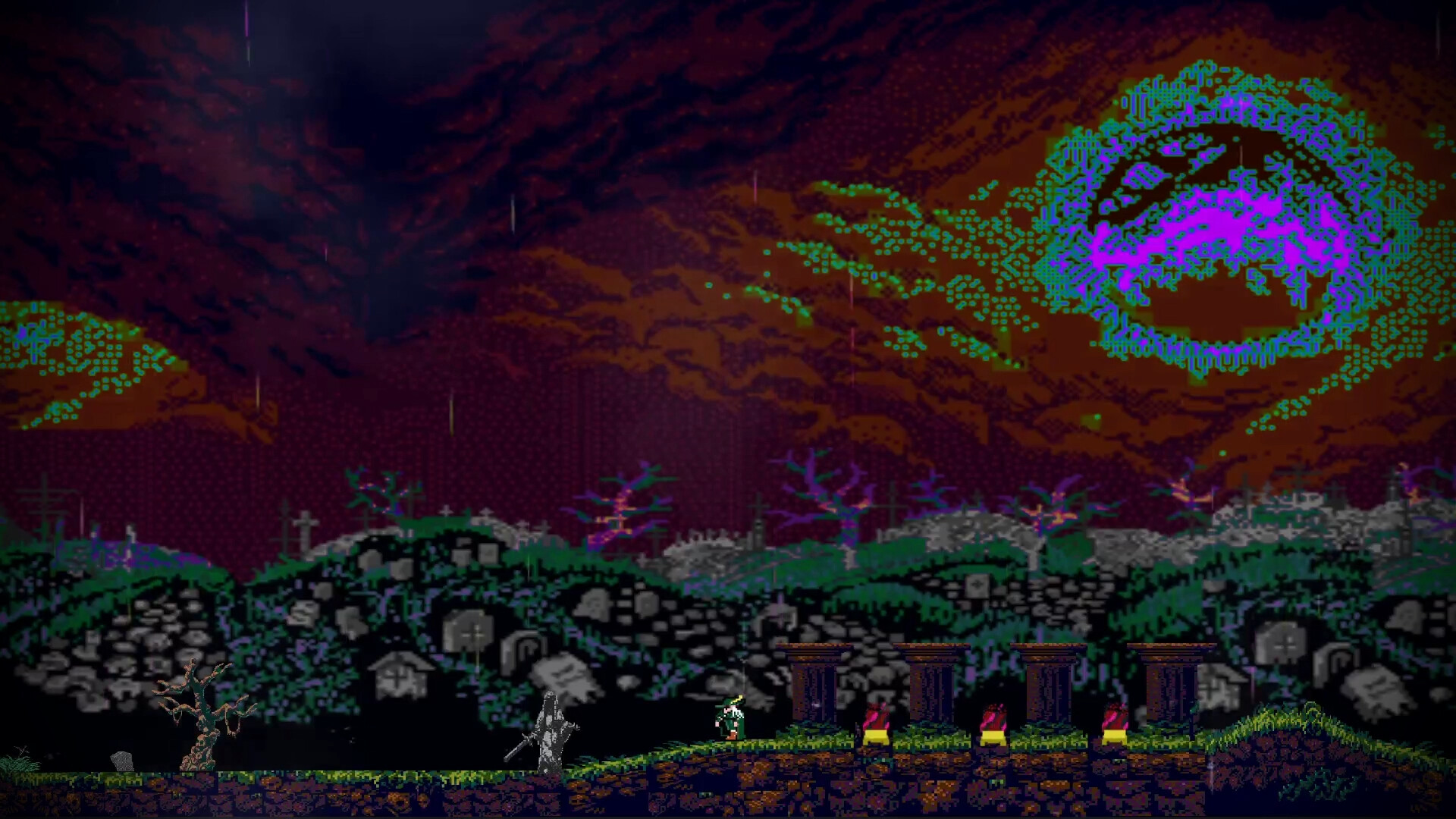 ArtStation - Custom shader update with rain particle system.