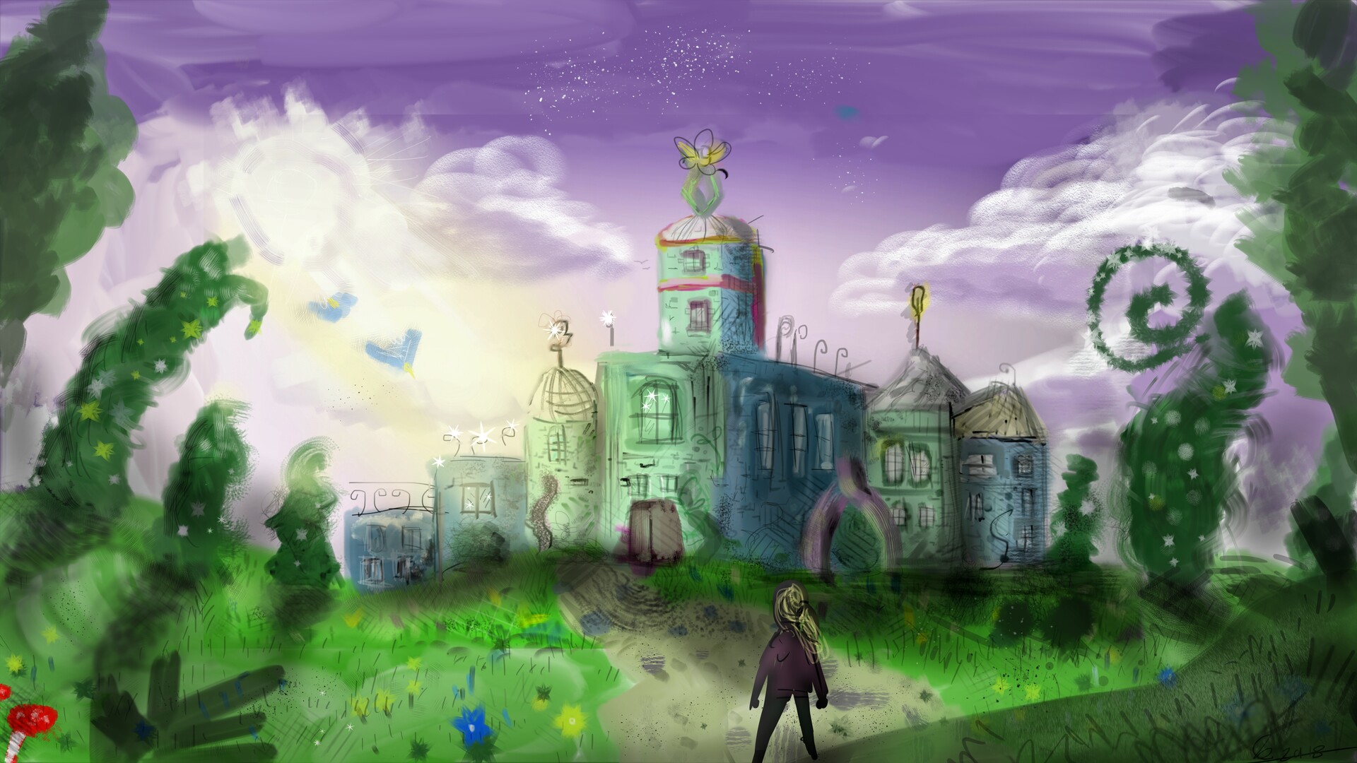 ArtStation - The Magical fairy school