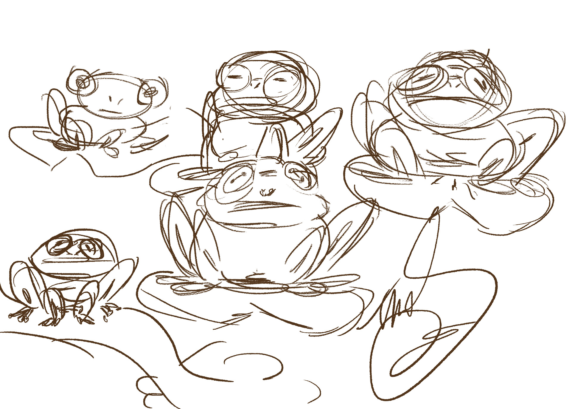 ArtStation - frog doodles