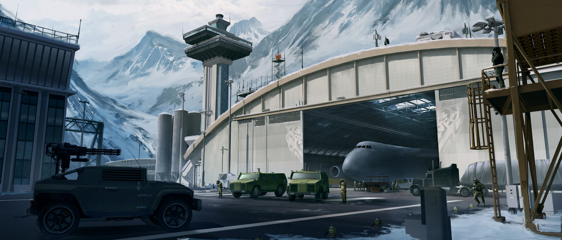 ArtStation - Secret Air Base