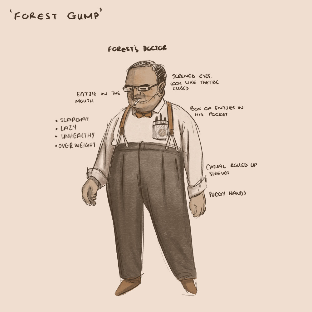 Gabriella Jardine - Forest Gump character studies