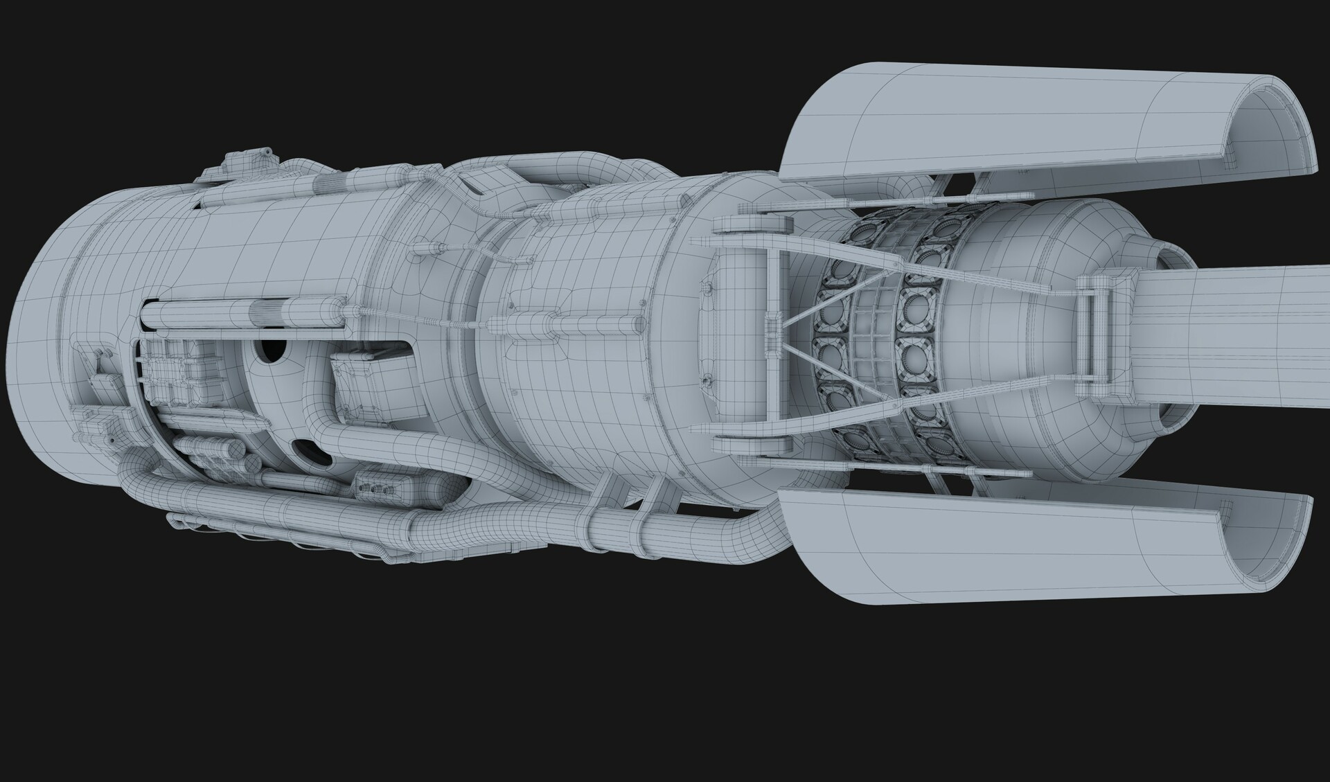 ArtStation - Spacecraft engine model