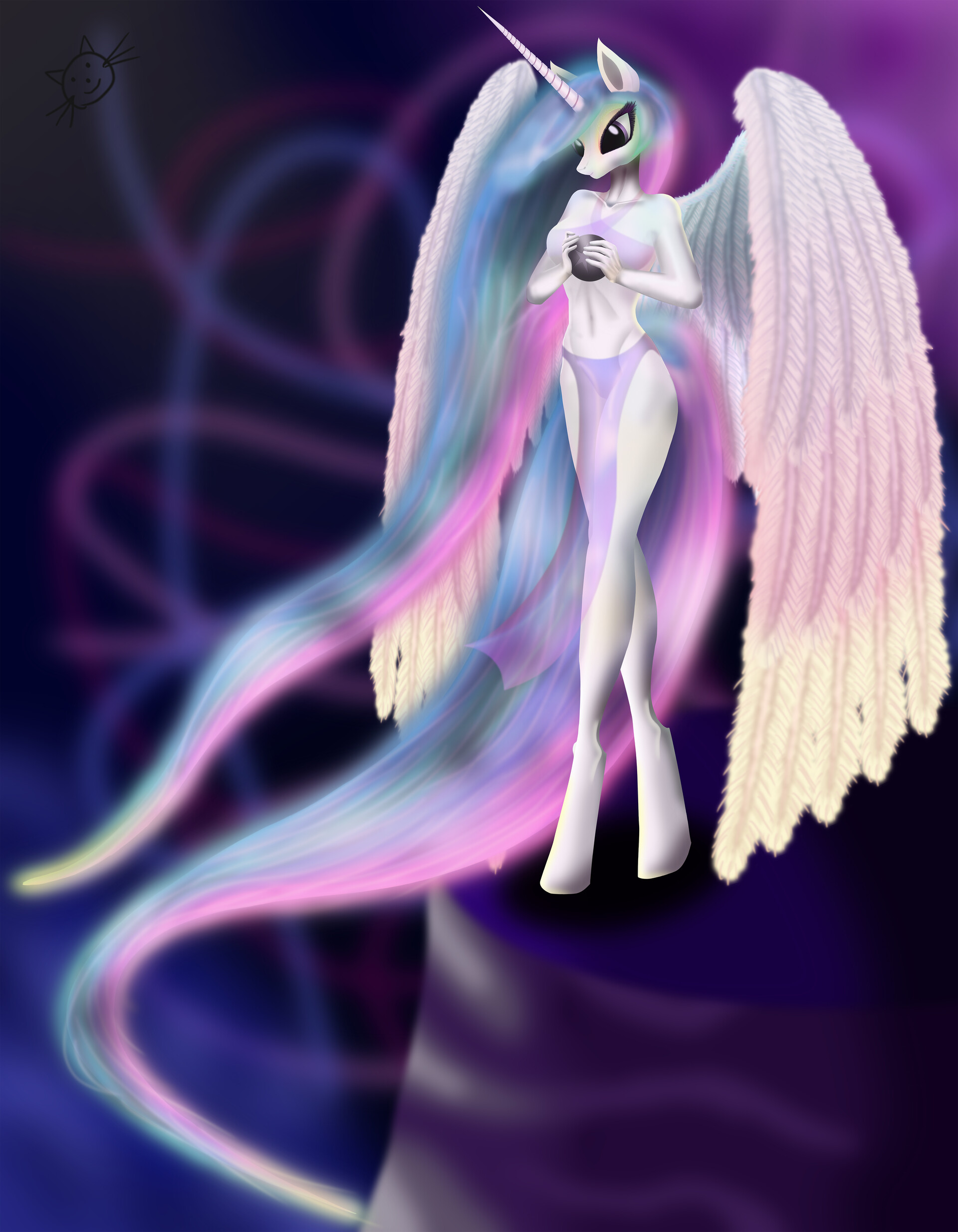 Artstation Princess Celestia Anthro