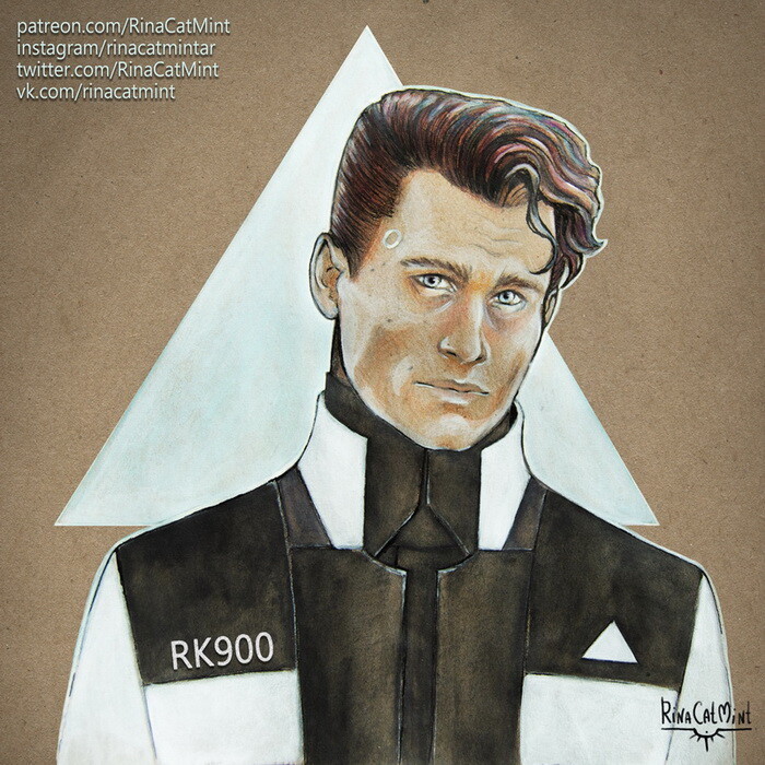 Rina Yushkevich - Fanart / Detroit become human / androids