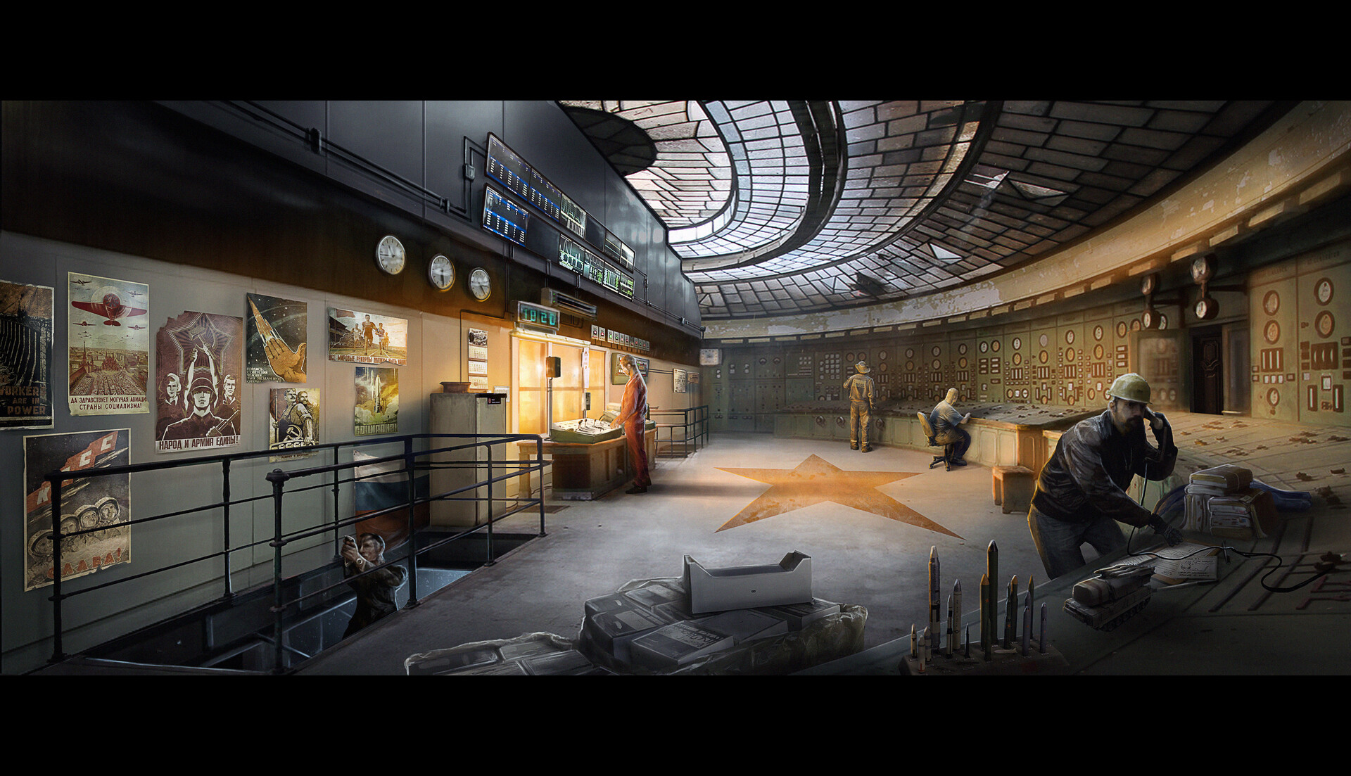 ArtStation - Russian Foundry - Scene 3 - Control Room Infiltration