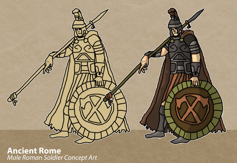 Roman Soldier Concept Art