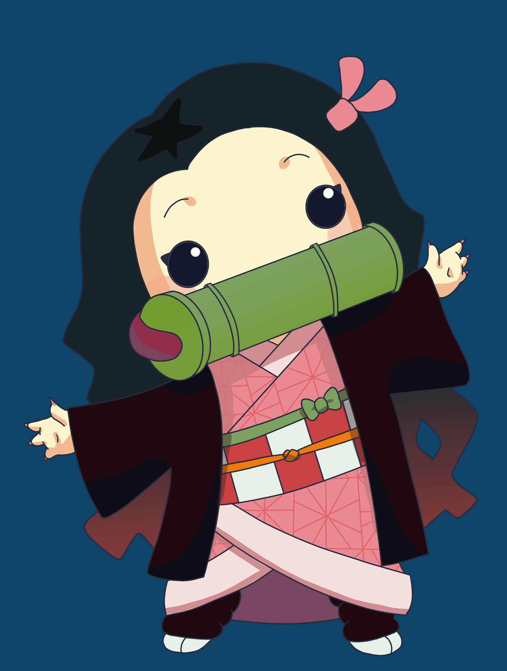 ArtStation - Chibi Nezuko