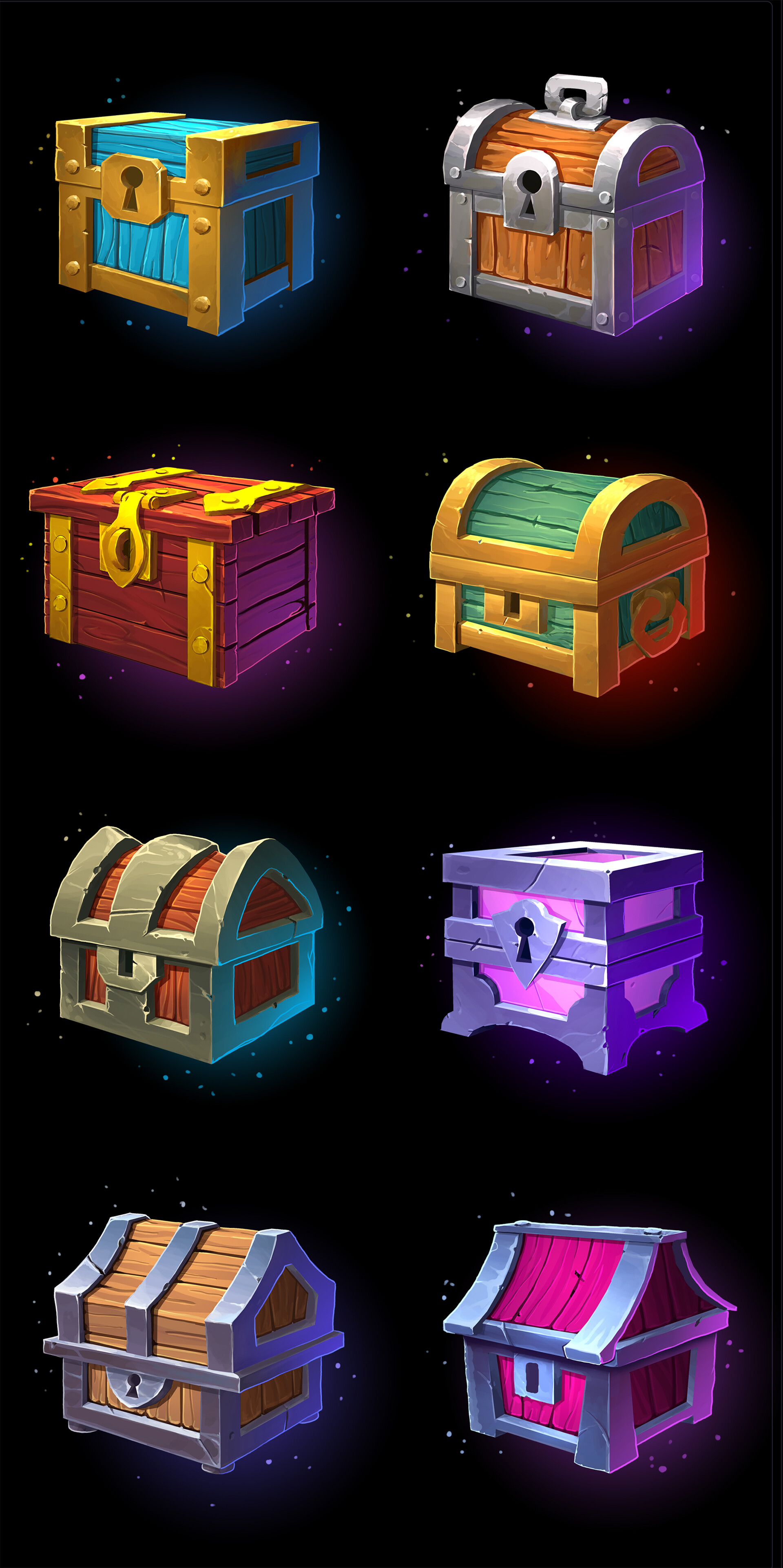 ArtStation - Fantasy Treasure Chests