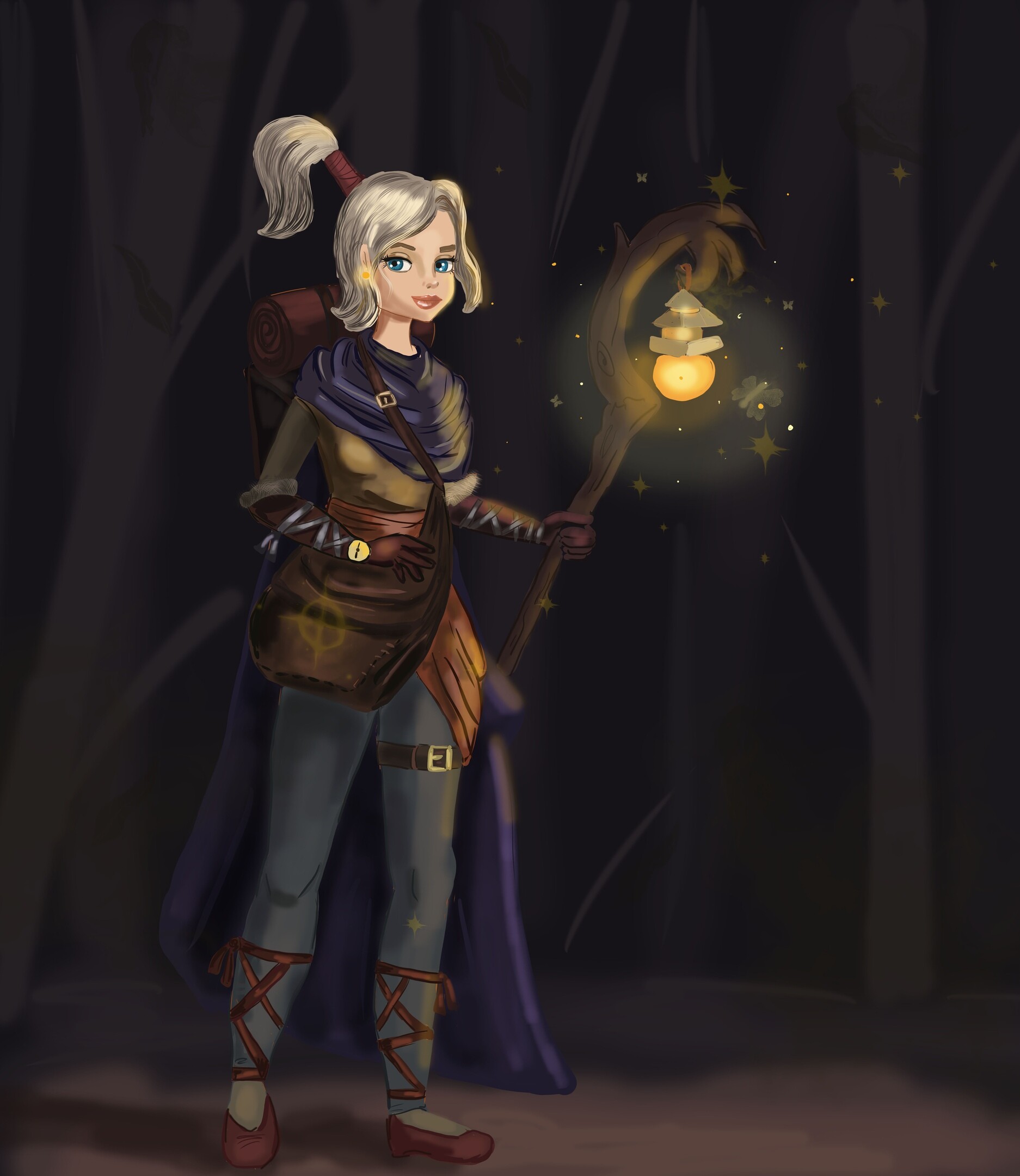 ArtStation - Magic girl