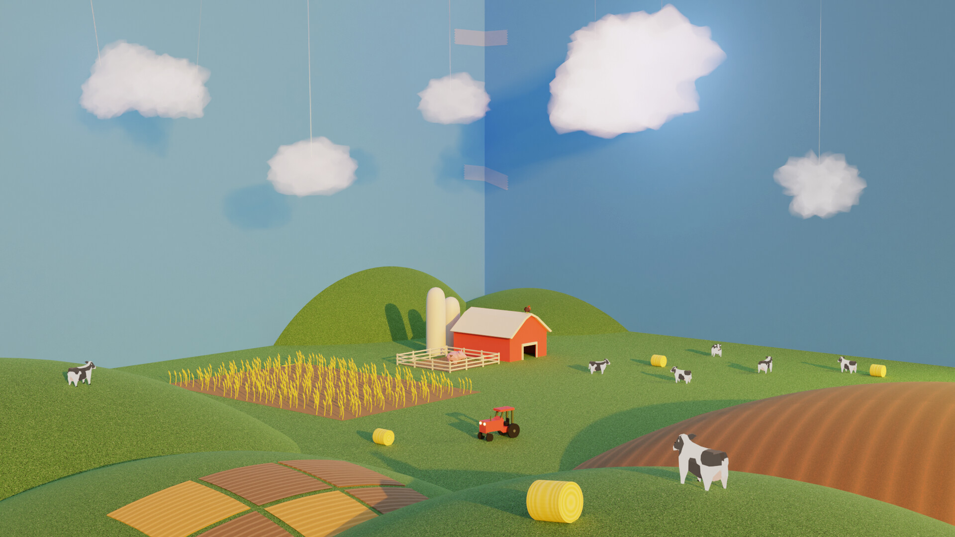 ArtStation - Farm Diorama