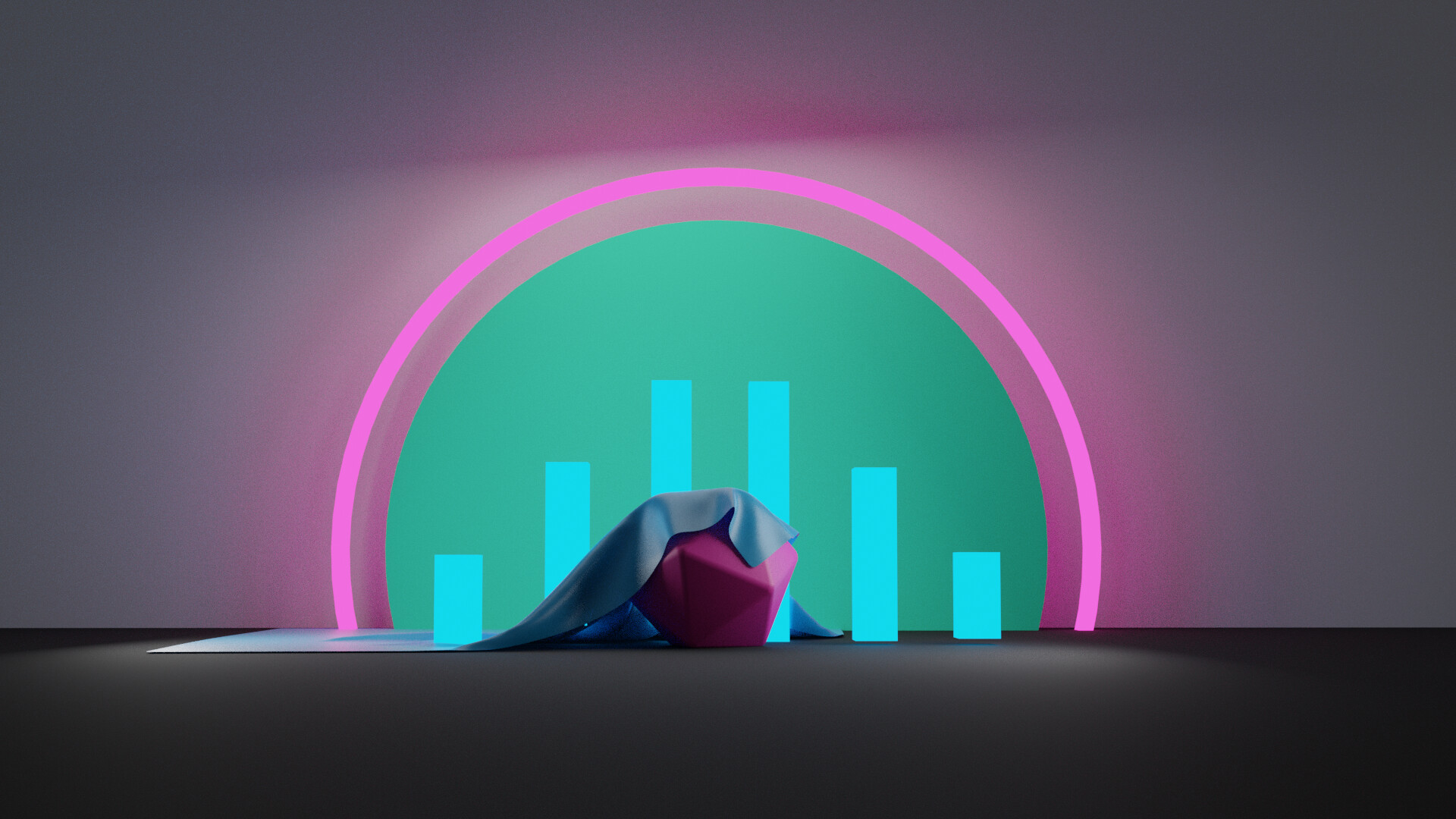 ArtStation - Neon Abstract Render