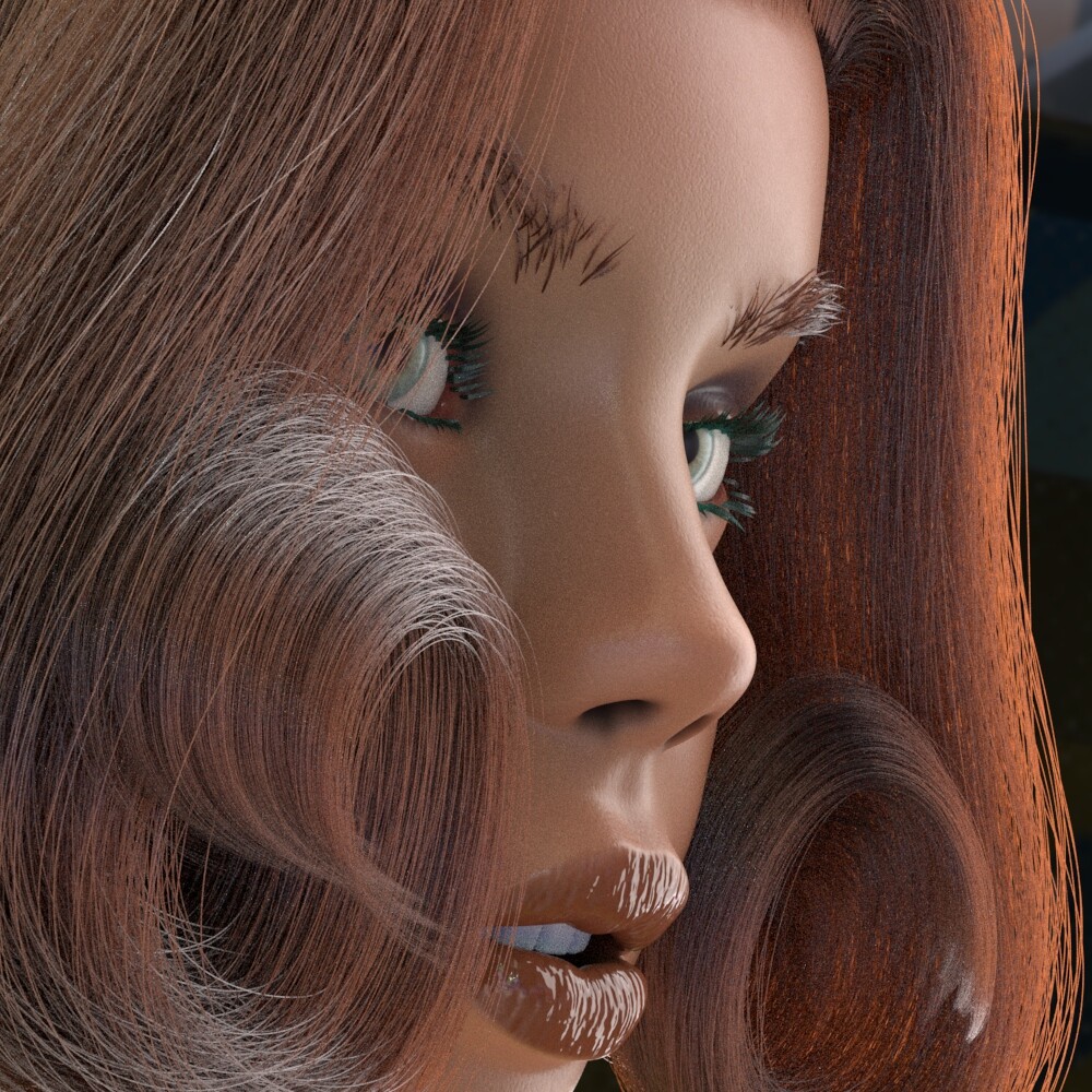 ArtStation - 60's HairTraining