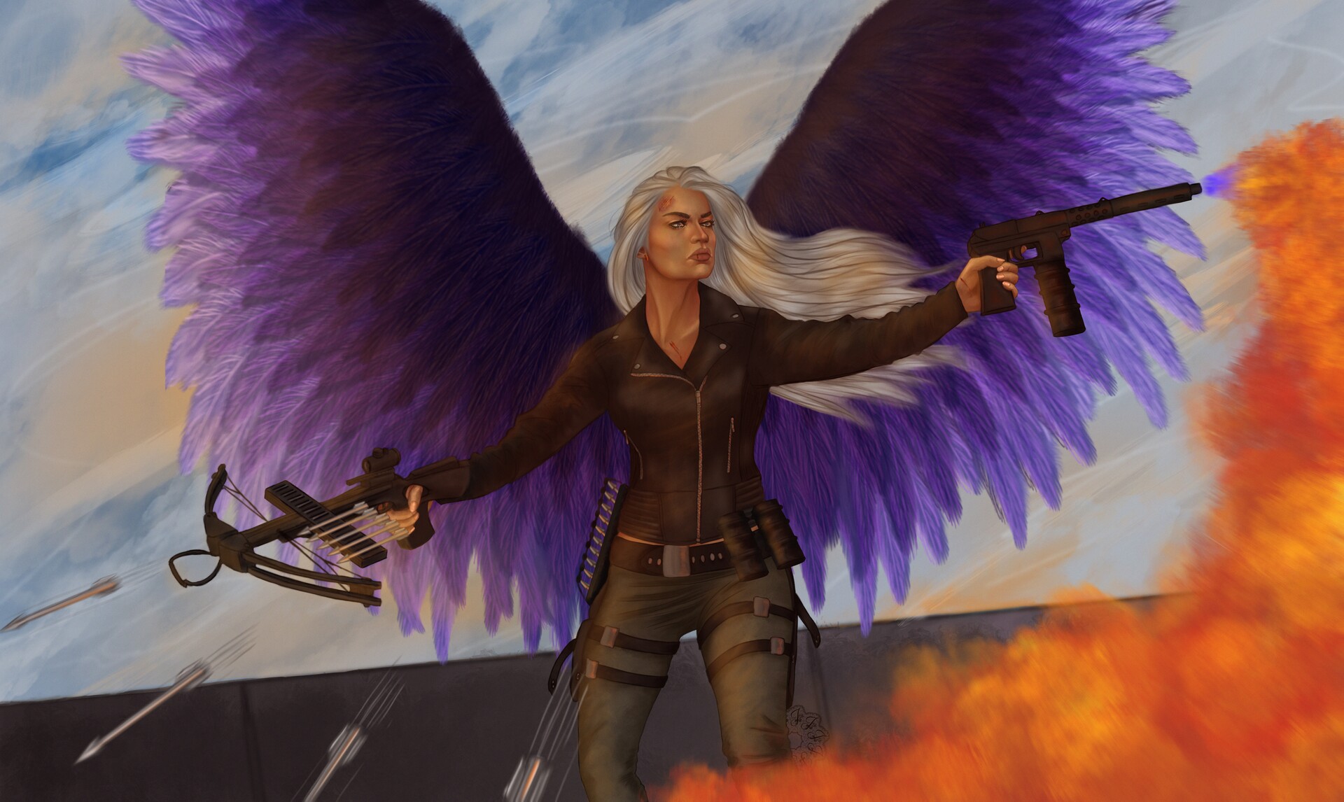 ArtStation - Guild Hunter Series - Elena