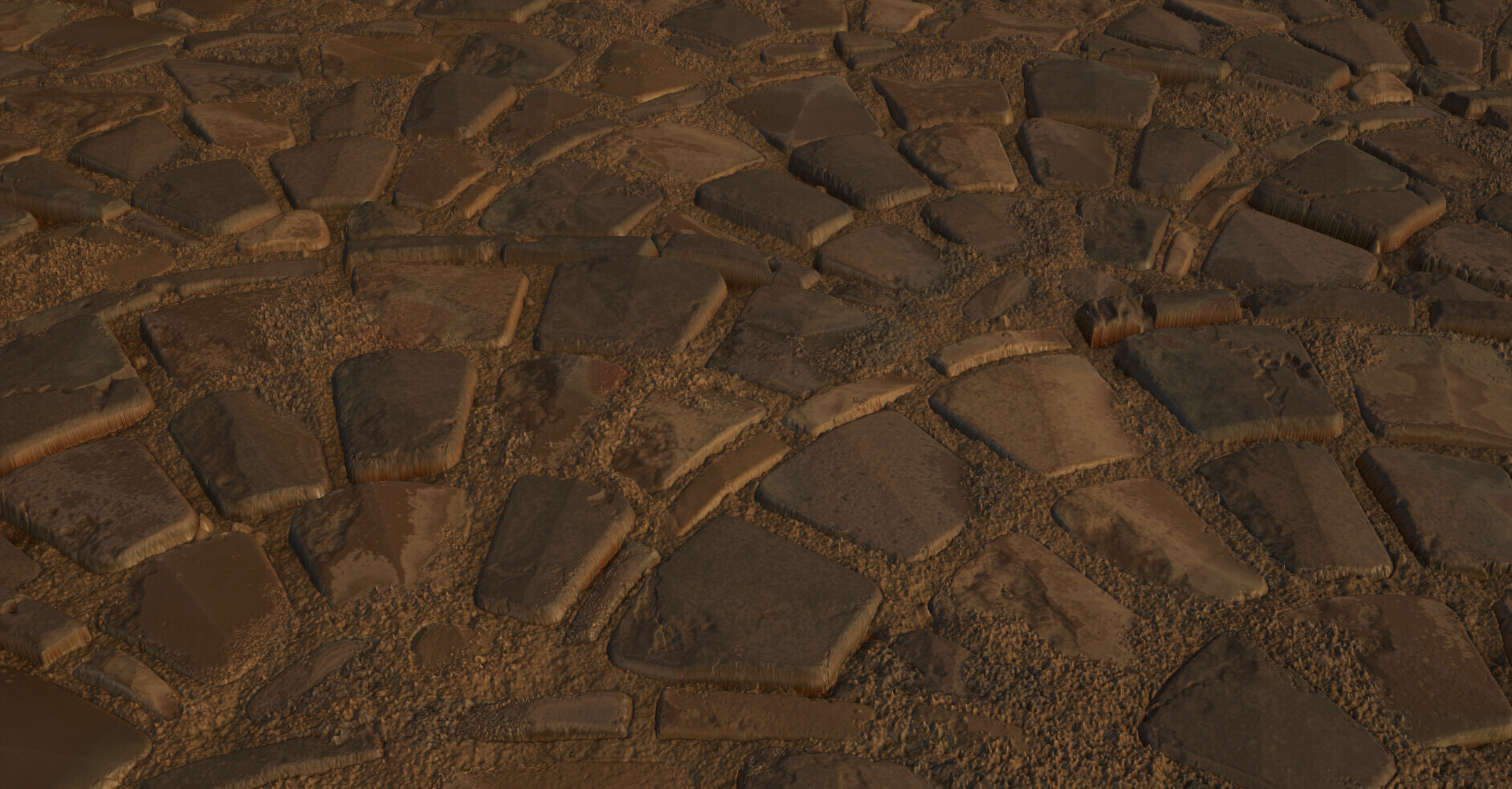 ArtStation - Stone Ground Material - student assigment