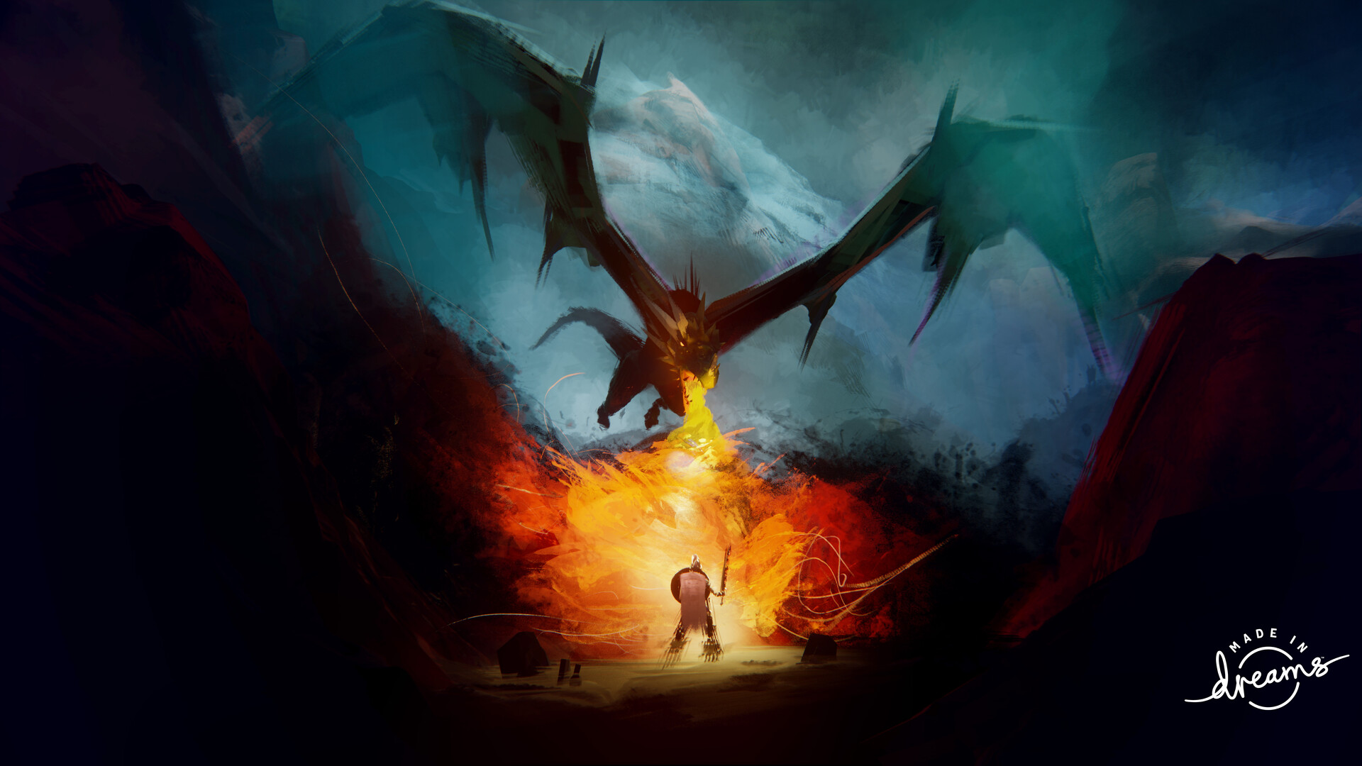 ArtStation - 3D concept style dragon - Made in Dreams.