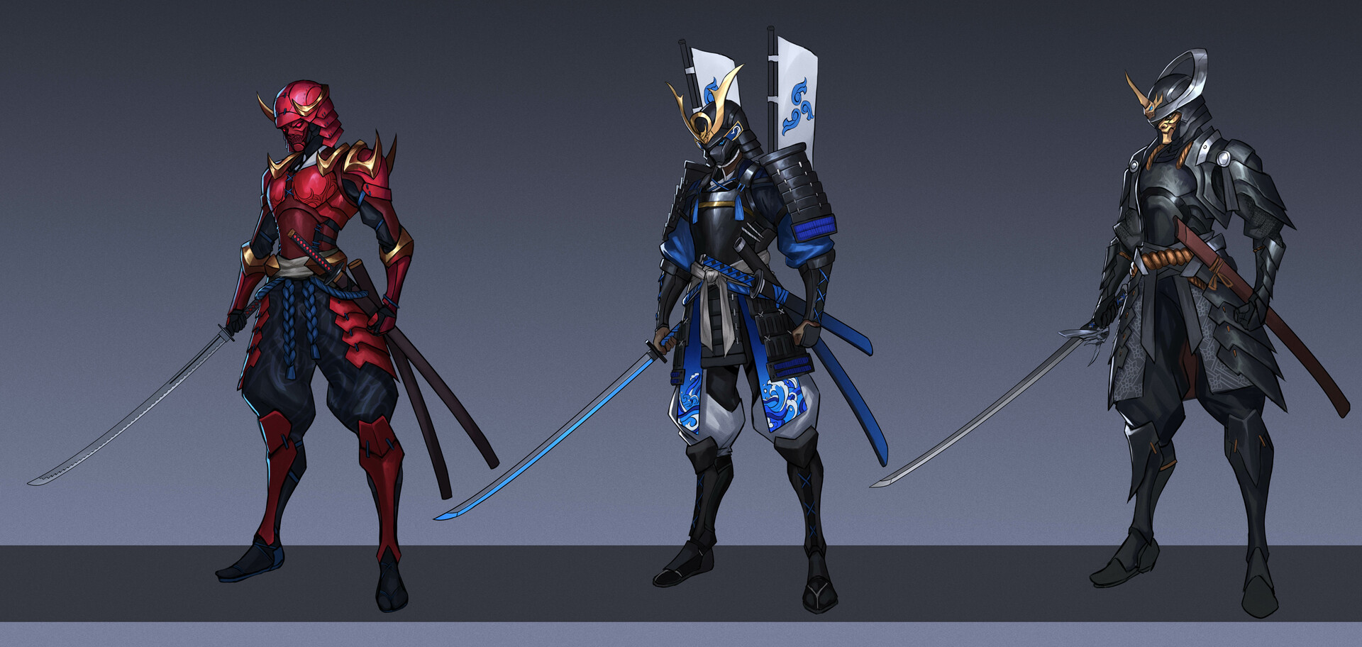 ArtStation - Trinity Samurai