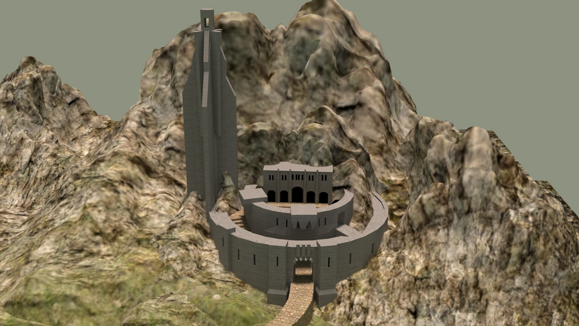 ArtStation - Helm's Deep