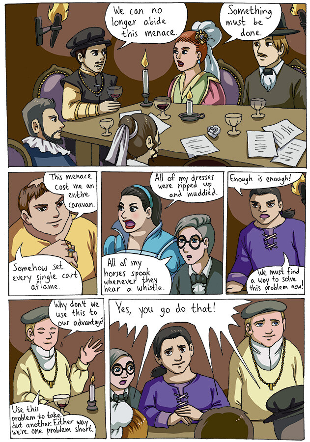 ArtStation - council comic