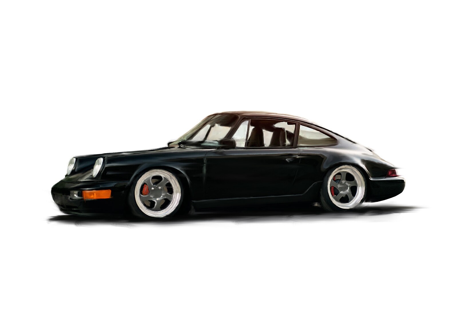 ArtStation - Porsche 964 Sketch Copic Maker