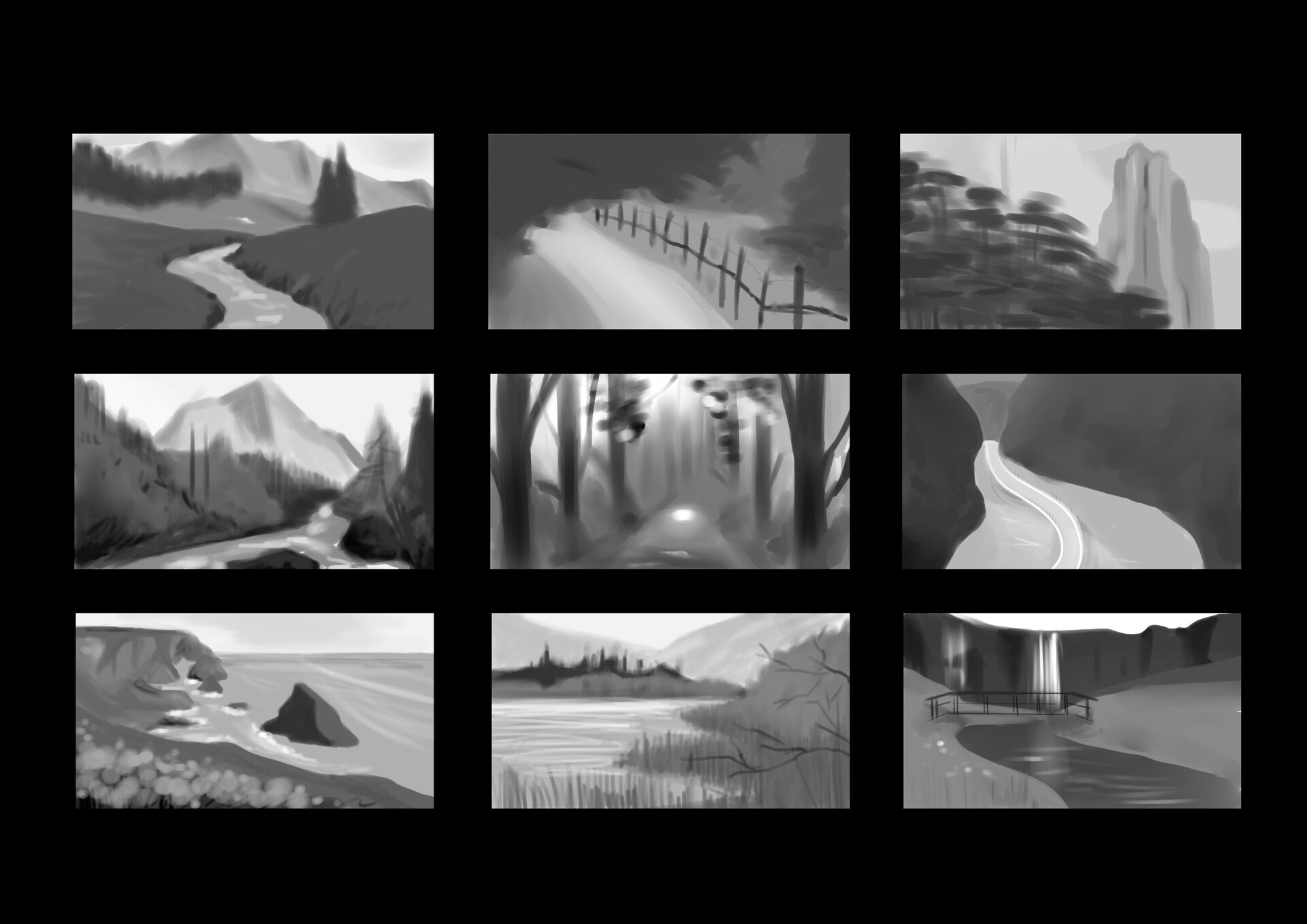 ArtStation - Thumbnail Sketches 2