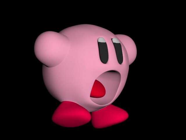 ArtStation - Kirby 3D model