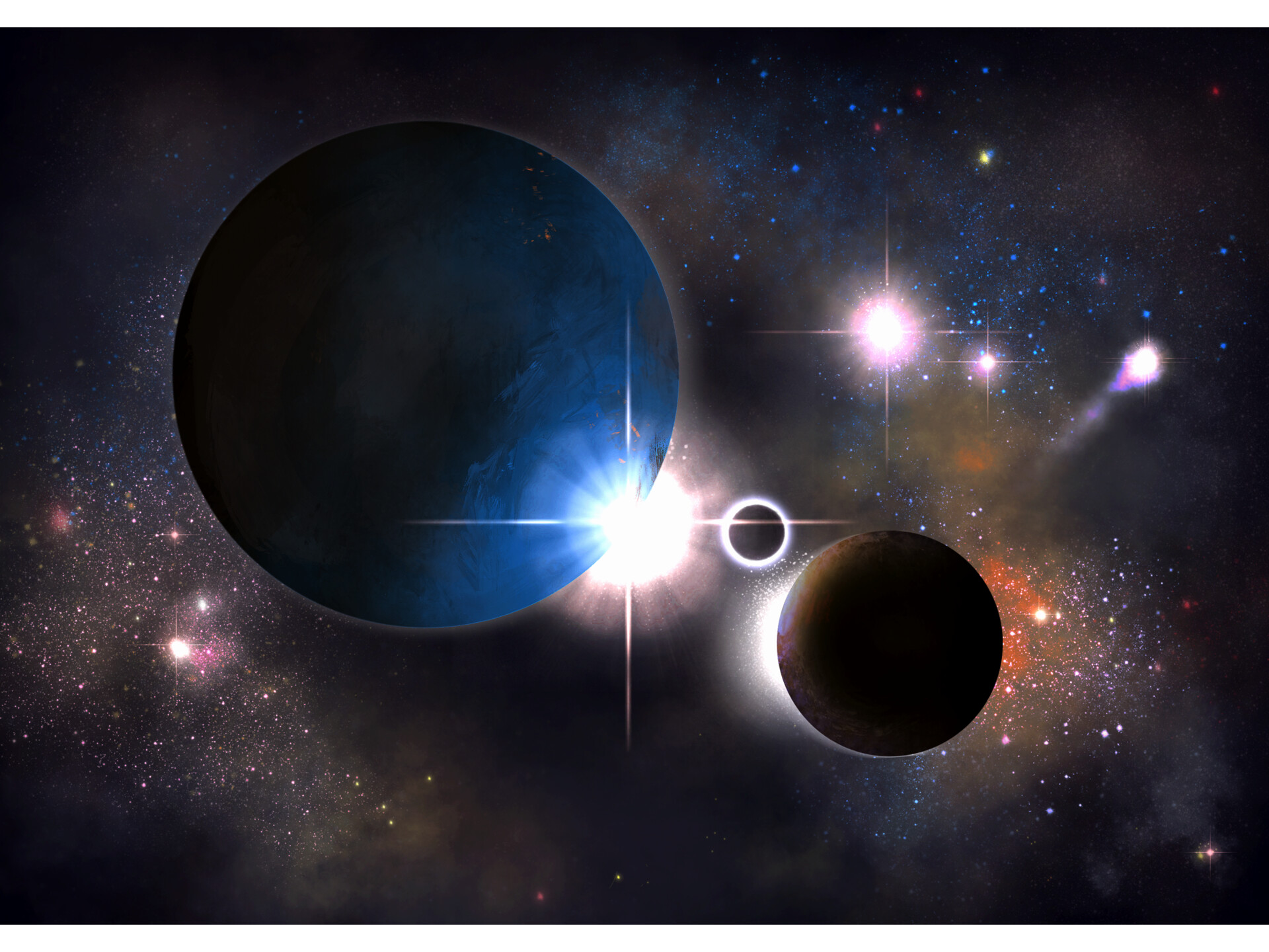 ArtStation - Duel Planets