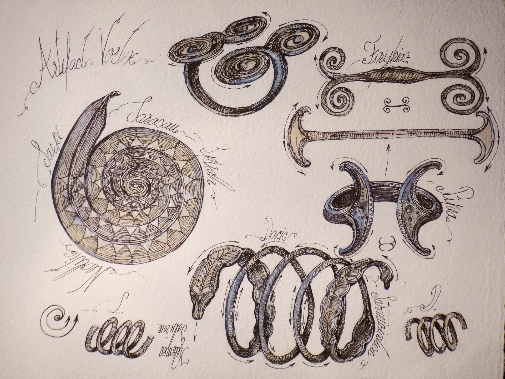 ArtStation - Gold Snake ancient