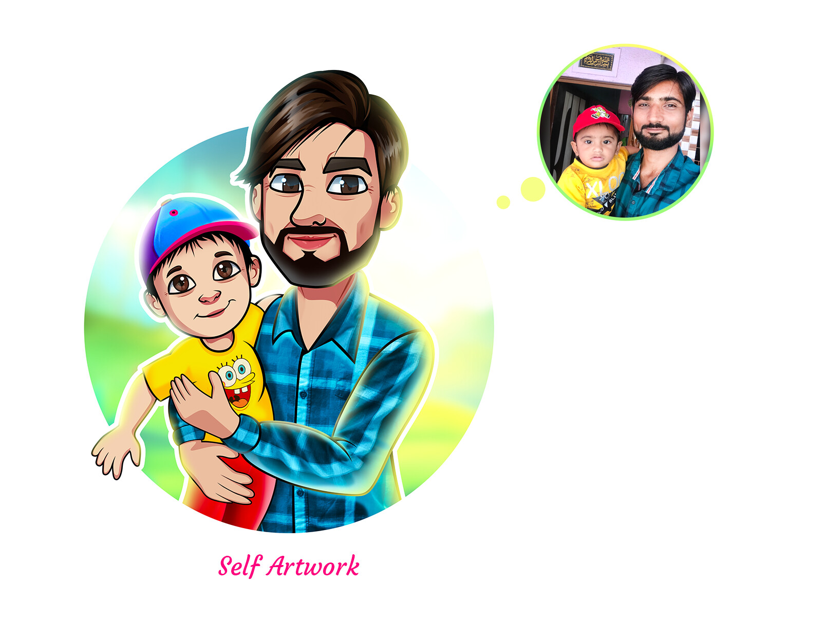 ArtStation - Self Cartoon Artwork